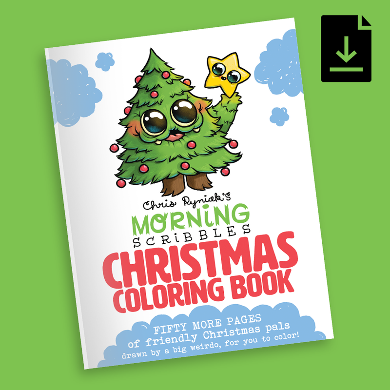 Digital Edition: Morning Scribbles Coloring Book - Christmas Edition ...